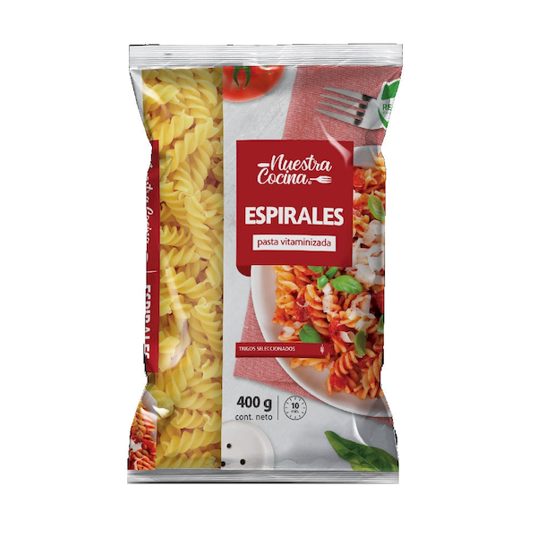 Nuestra Cocina Espirales Pasta Vitaminada - Rappi