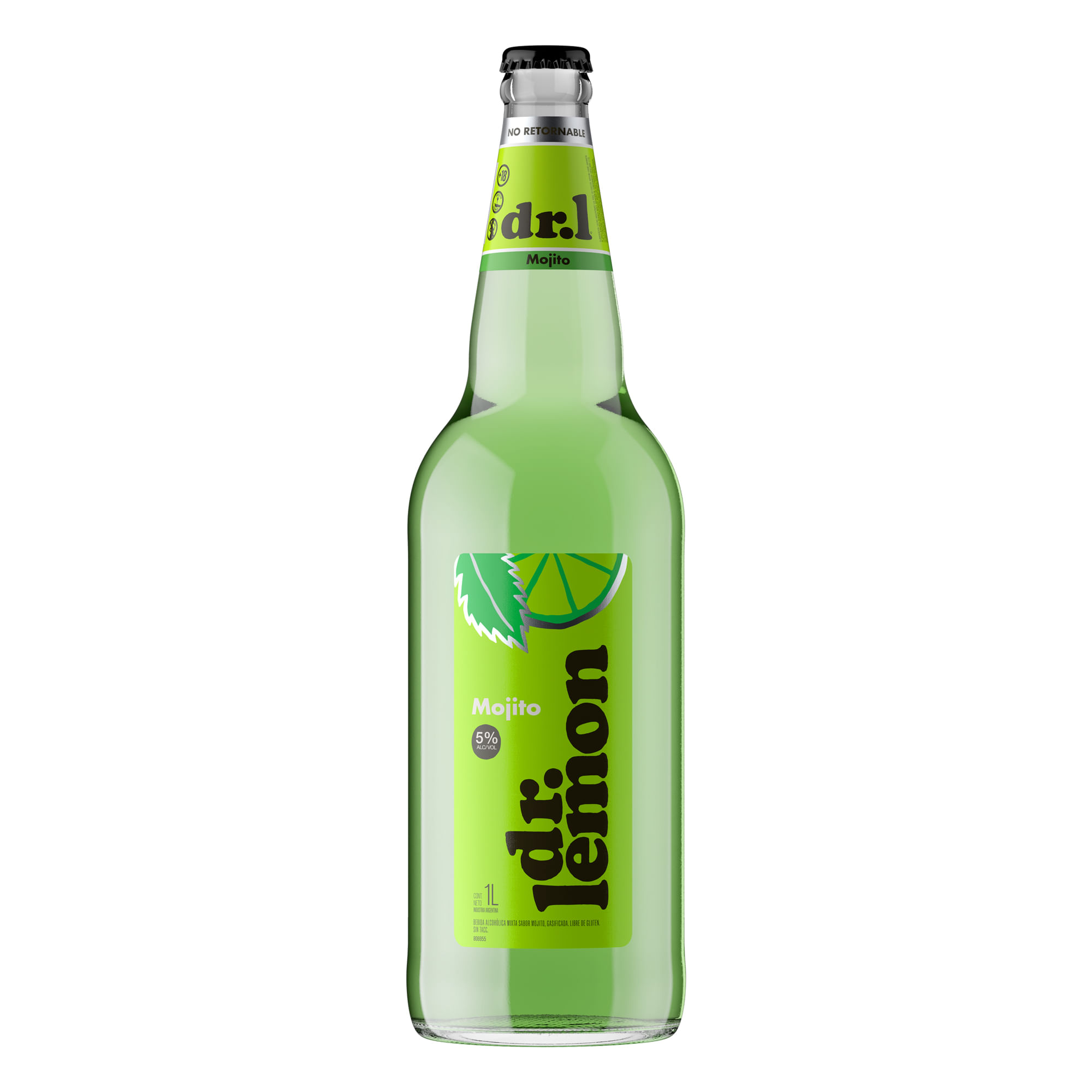 Dr. Lemon Bebida Alcohólica Gasificada Sabor Mojito - Rappi