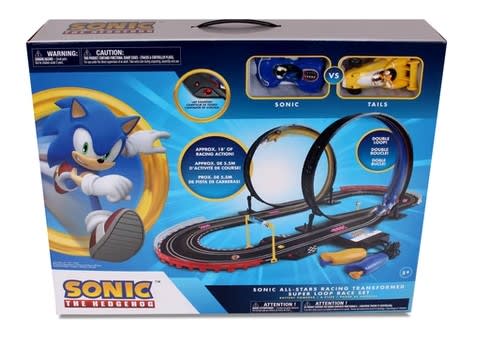 Sonic The Hedgehog Pista De Carrera Super Loop C/2 Vehículos Sonic Vs ...