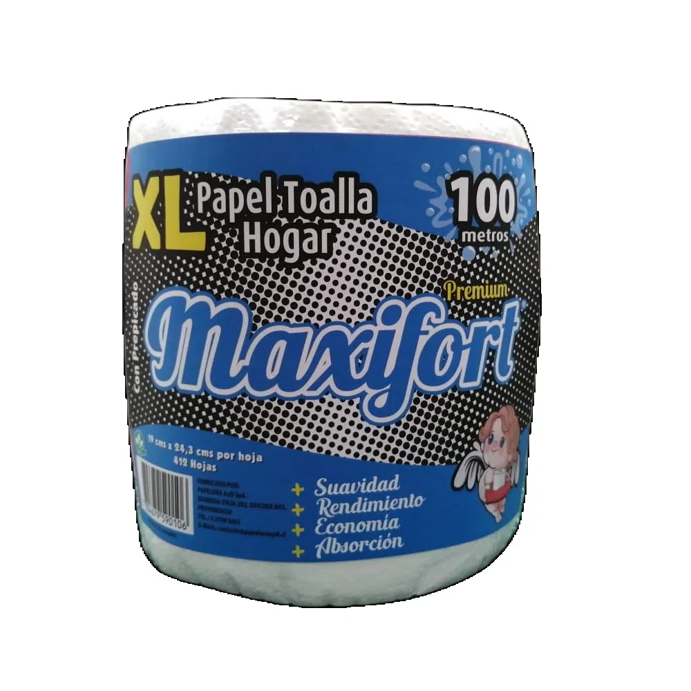 Toalla De Papel Maxifort Xl 1 Un De 100 M - Rappi