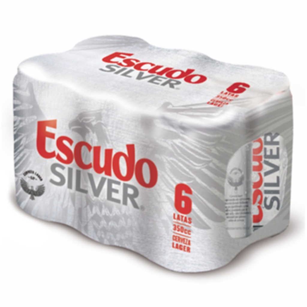Escudo Silver Six Pack Lata 473cc - Rappi