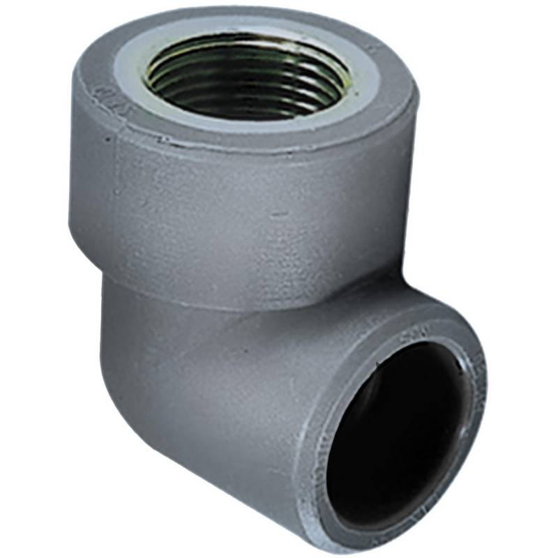 Codo Ppr 32mm X 3/4''hi X 90° Gris Importado - Rappi