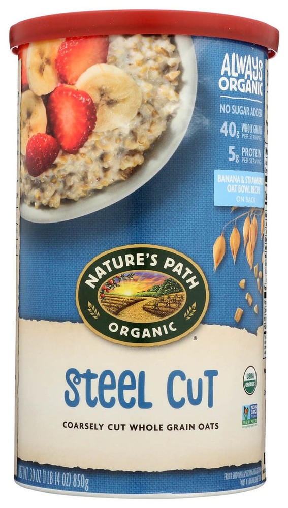 Avena Integral Cortada Nature´s Path 850g Organica - Steel Cut - Rappi