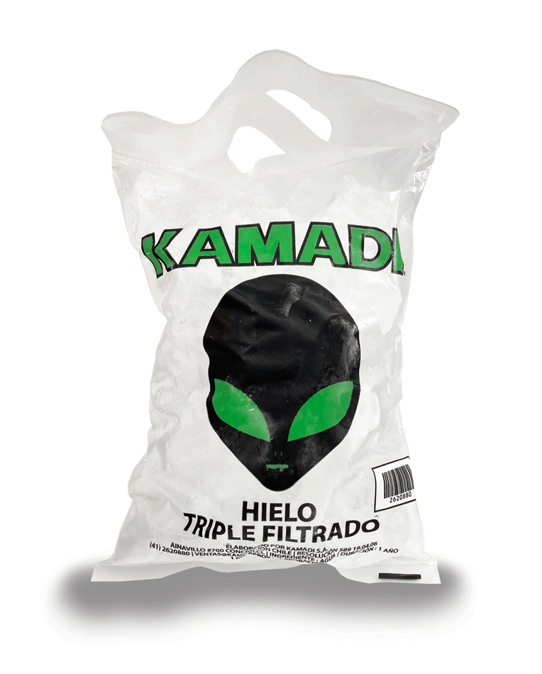 Hielo Kamadi Triple Filtrado 1 Kilo Aprox - Rappi