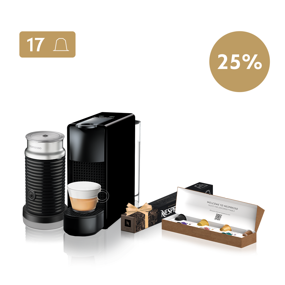 Summer Essenza Mini Negra Con Espumador 25% Off + 17 Cápsulas - Rappi