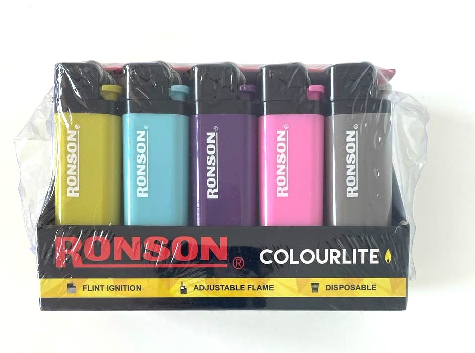 Ronson Encendedor Desechable Colourlite Elegir Color - Rappi