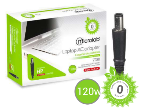 Microlab Cargador Alternativo P/notebook Hp 18.5v 6.5a 7230 - Rappi