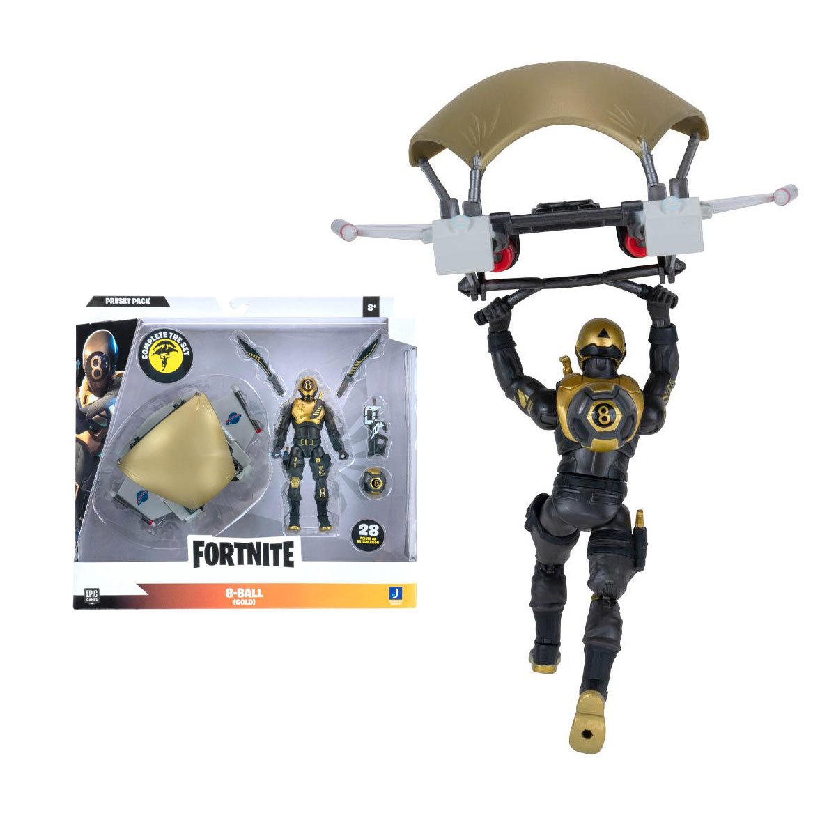 Fortnite Pack Figura 8-ball Gold - Rappi