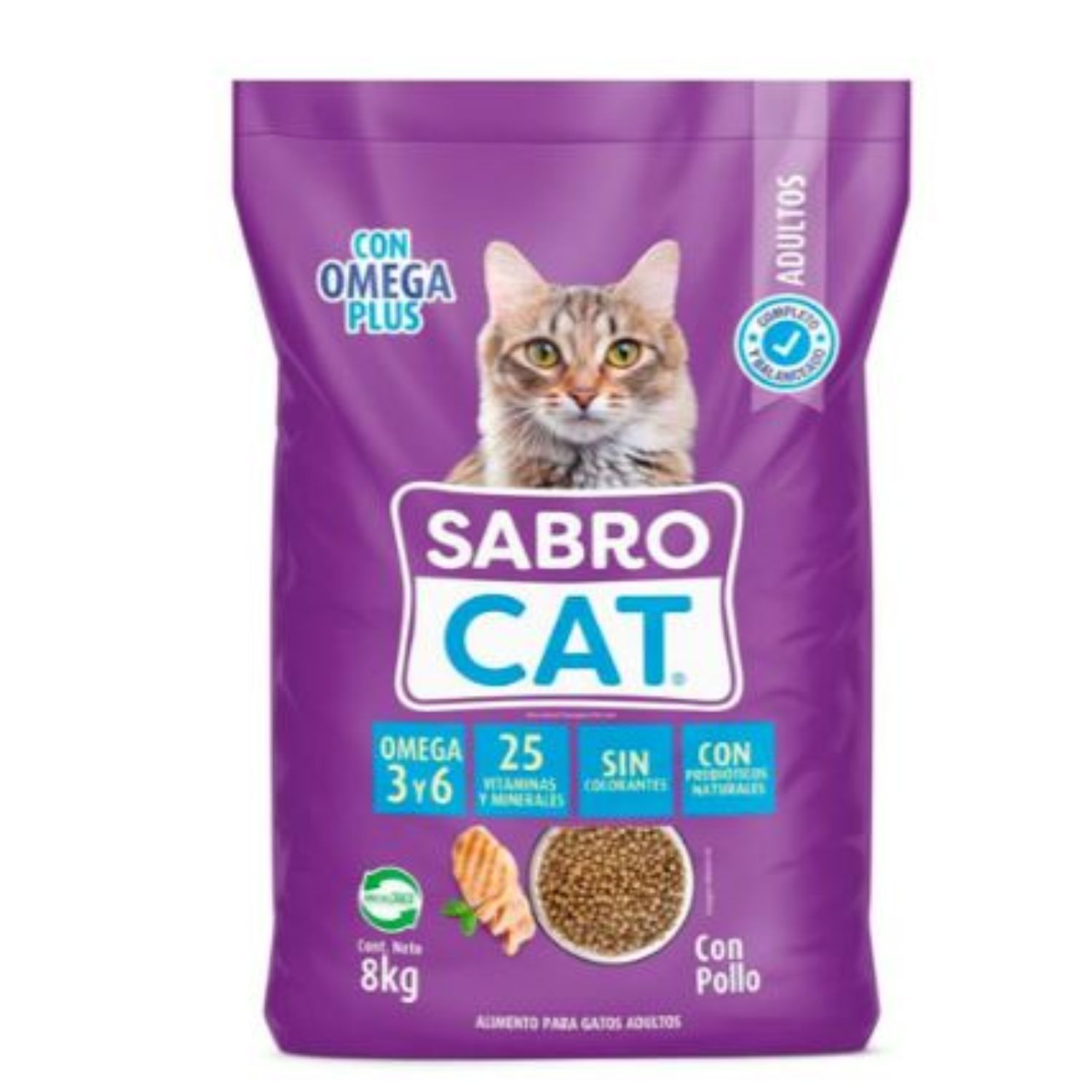 Alimento Gato Adulto Sabrocat 8 Kg - Rappi