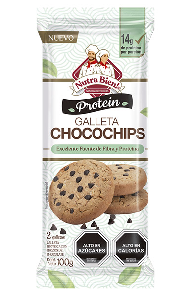 Galleta Protein Chocochips Nutra Bien 100gr - Rappi