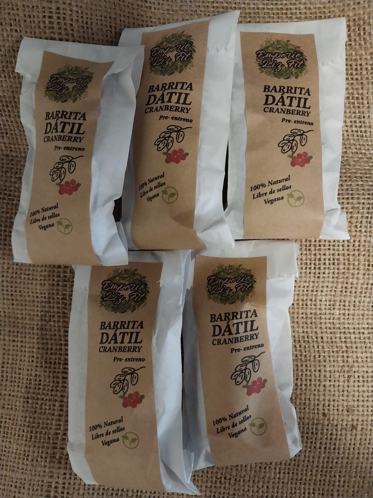 Pack 10, Barra Dátil Cranberry Y Cacao - Rappi