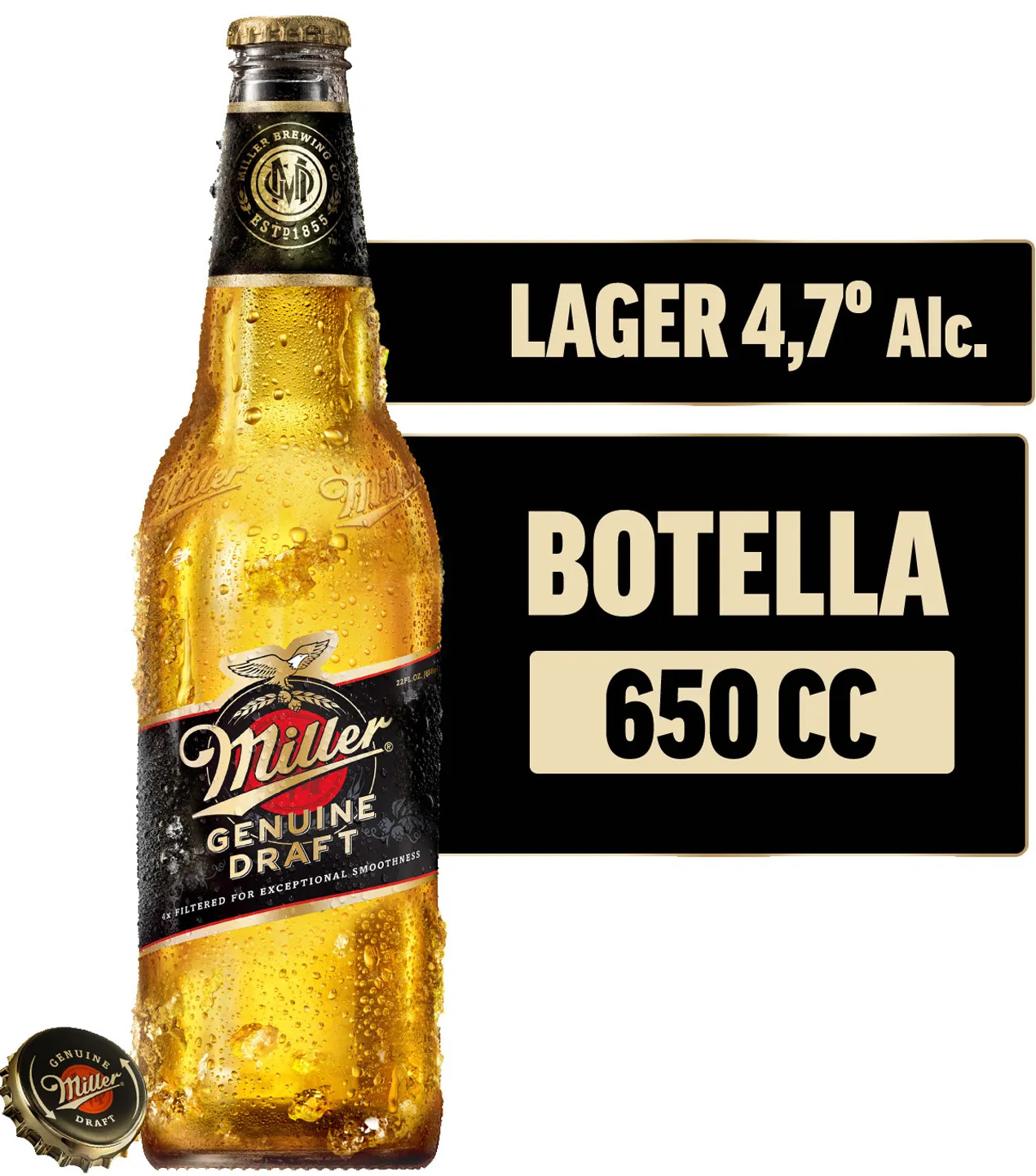 Cerveza Miller Botella 650cc - Rappi