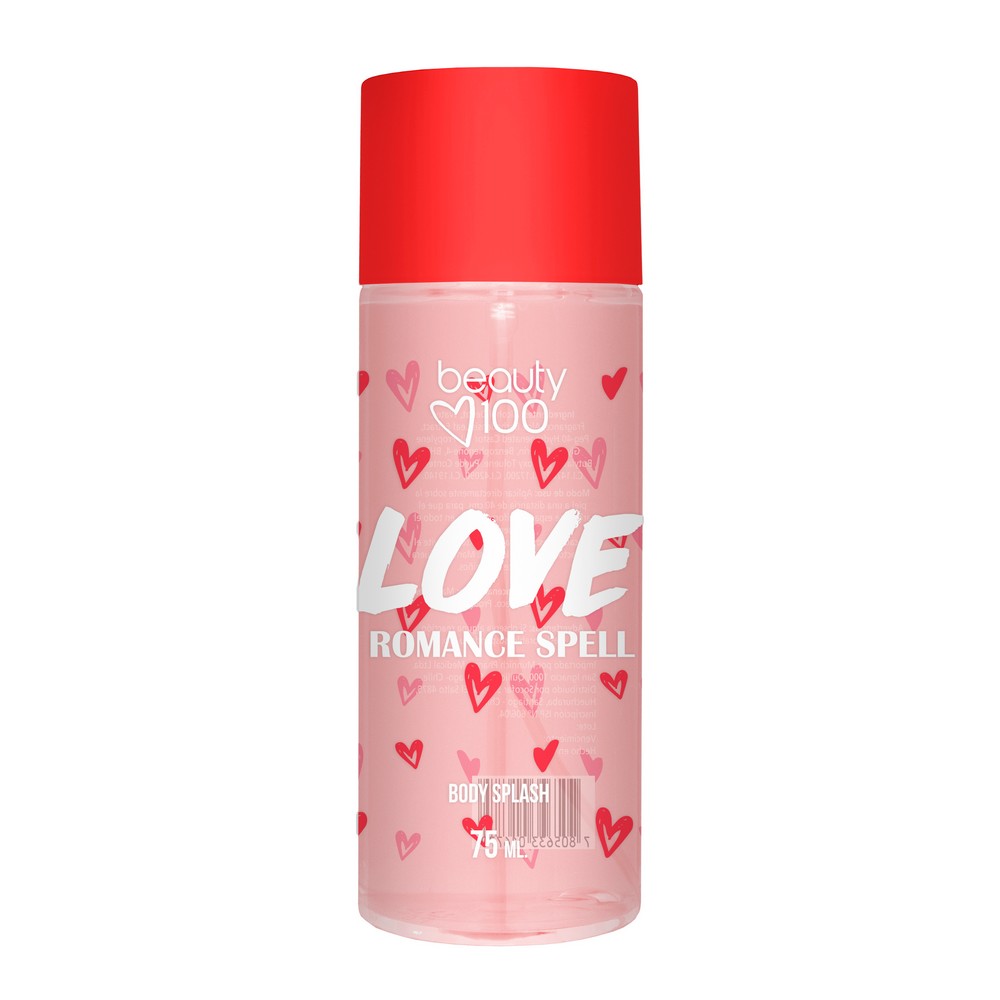 Beauty 100 Body Splash Love Romance Spell 75ml - Rappi