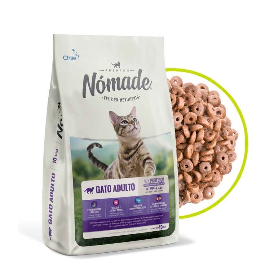 Alimento Nomade Gato Adulto 10 Kg - Rappi