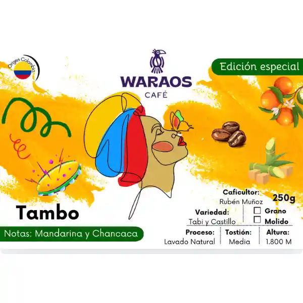 Waraos Café Dúo Tambo 250g Molido - Rappi