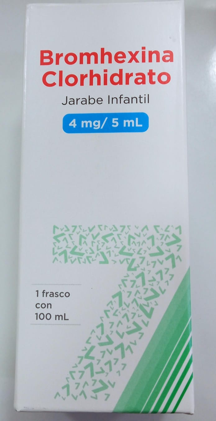 Bromhexina Pediátrica 4mg/5ml Jarabe 100ml - Rappi