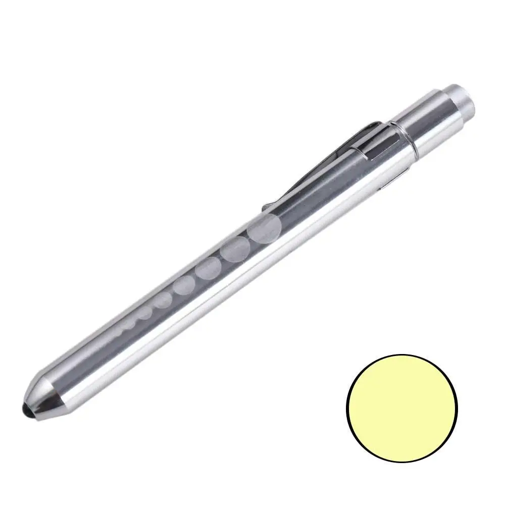 Linterna Tipo Lapiz Color Gris Regla Led Medica Para Diagnostico Medico ...
