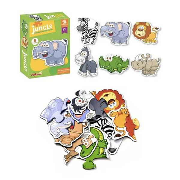 Puzzle Animales De La Selva Caja - Rappi
