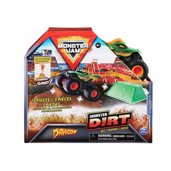 Monster Jam Vehículo Dragon + Arena Mágica Y Rampa - Rappi