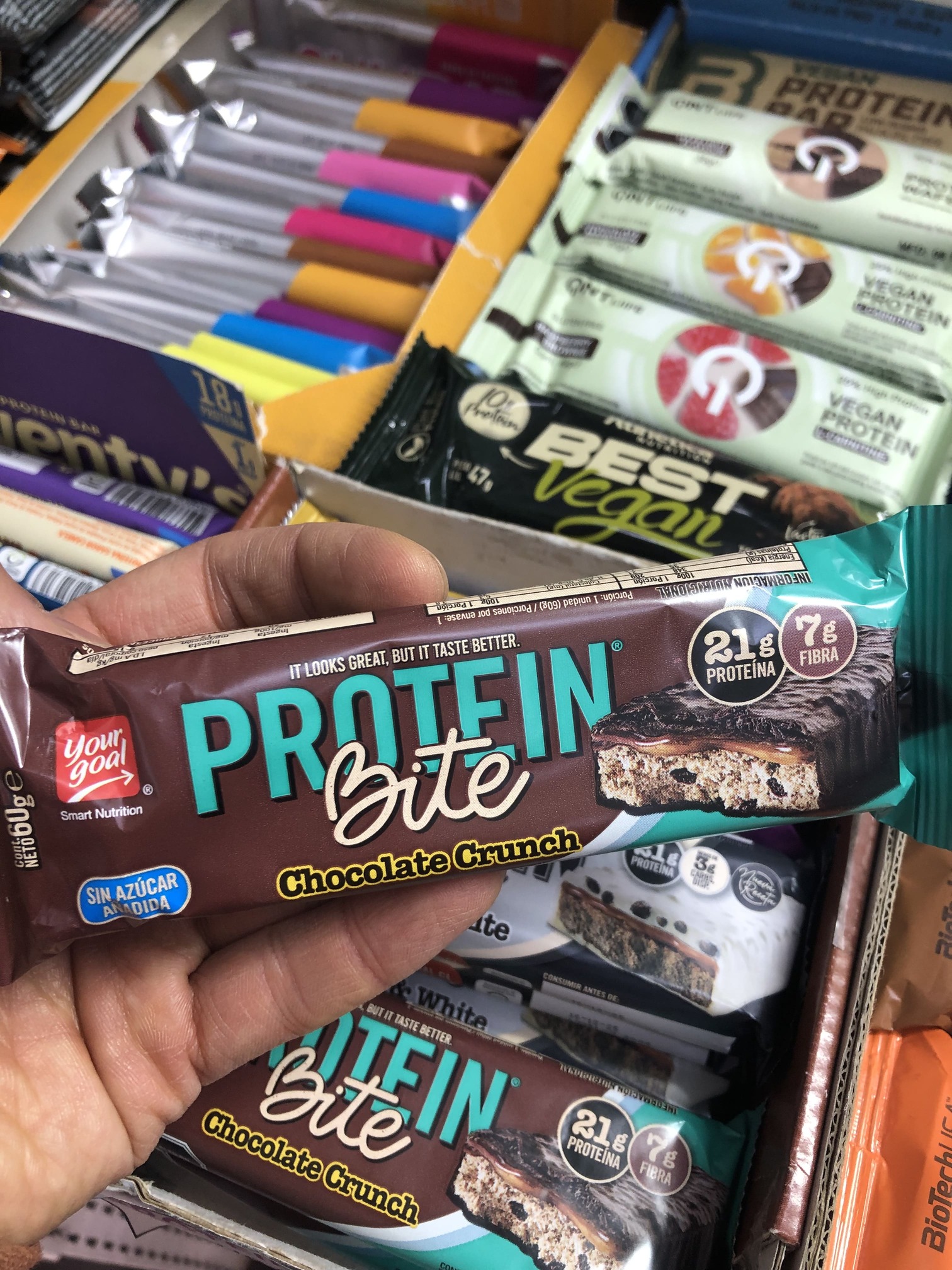 Barras Protein Bite Your Goal Chocolate Crunch - Rappi