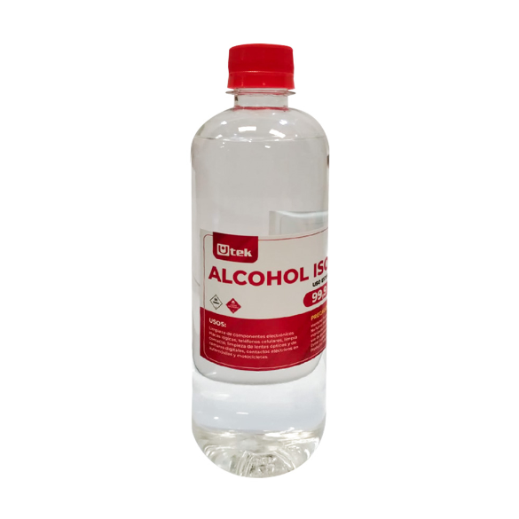 Alcohol Isopropílico 500cc Utek 99.9% Pureza - Rappi