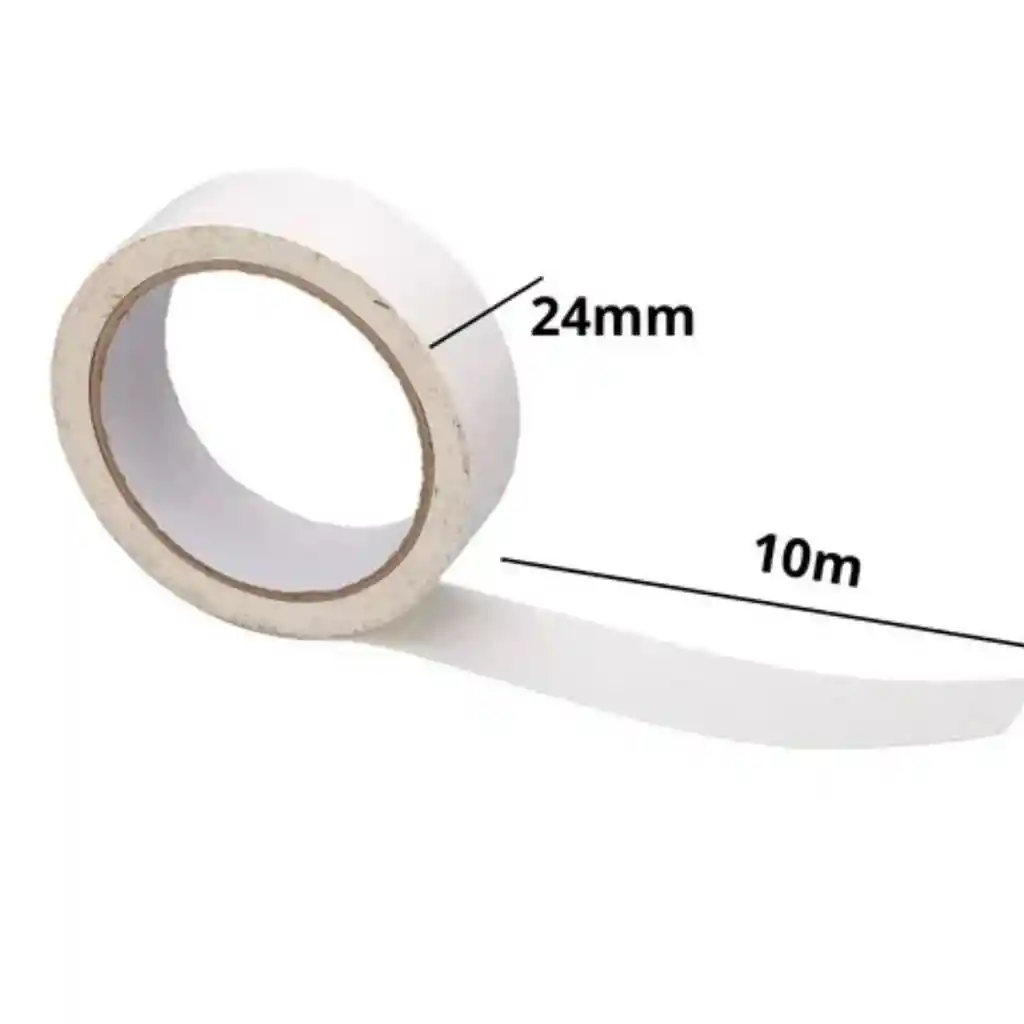 Cinta Doble Contacto 24mm X 10mt Color Transparente - Rappi