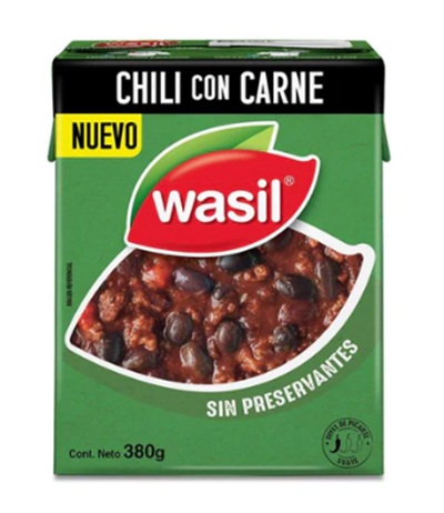 Chili Carne 380gr Wasil - Rappi