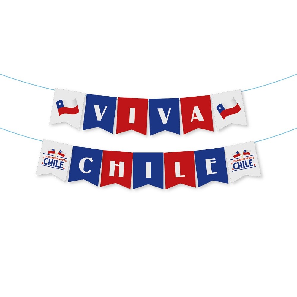 Guirnalda Banderines Viva Chile - Rappi