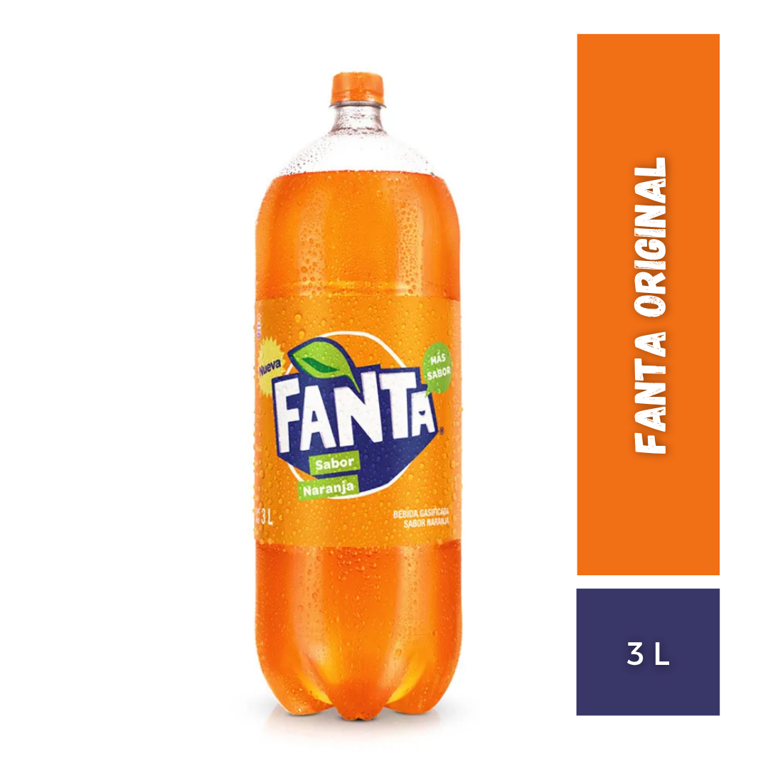 Fanta Original, 3l - Rappi