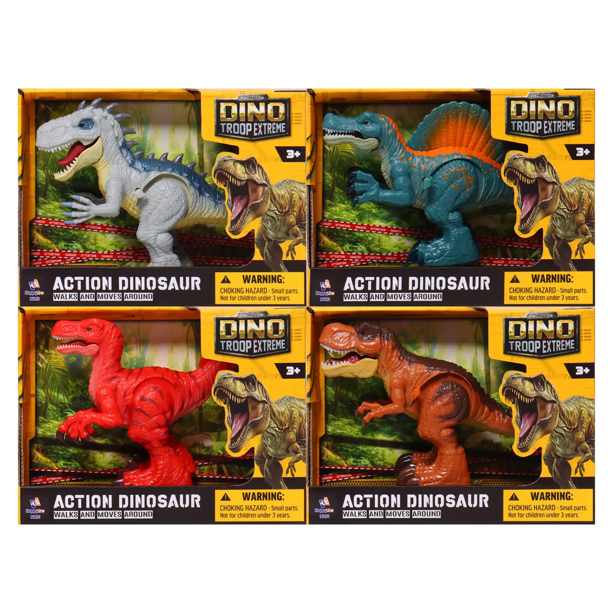 Dinosaurio Asst Camina Cuerd - Rappi