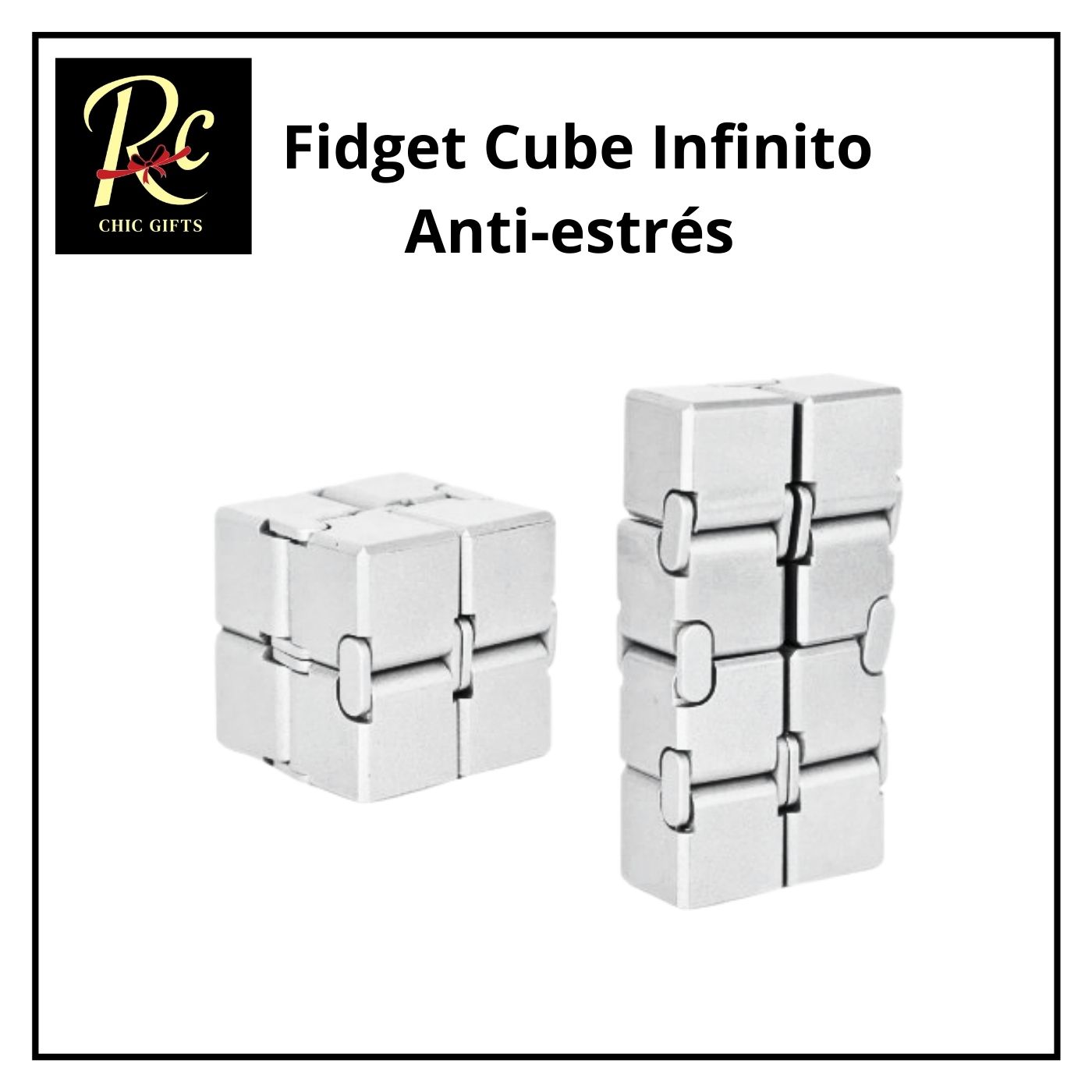 Fidget Cube Infinito Anti-estrés - Cubo De Juguete Para La Ansiedad ...