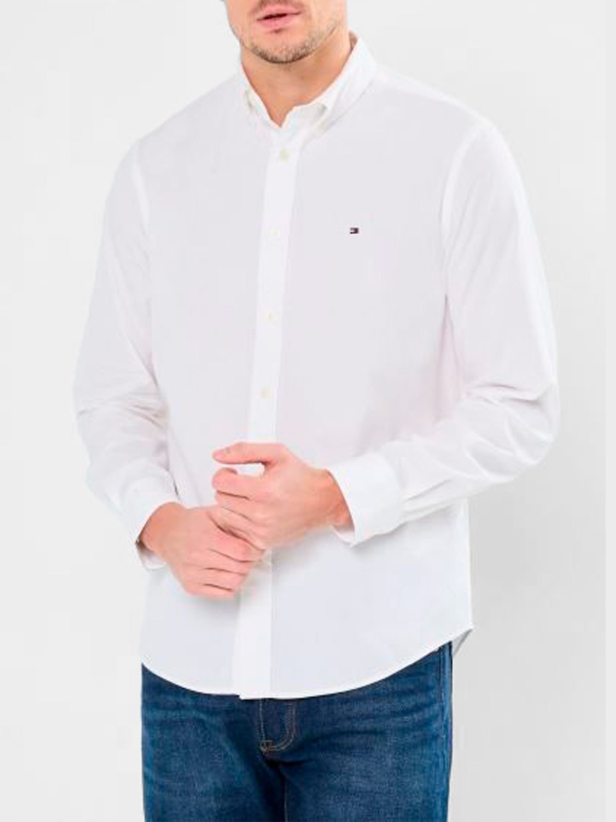 Camisa Ml Th Mw0mw39988 Tt Blanco L - Rappi