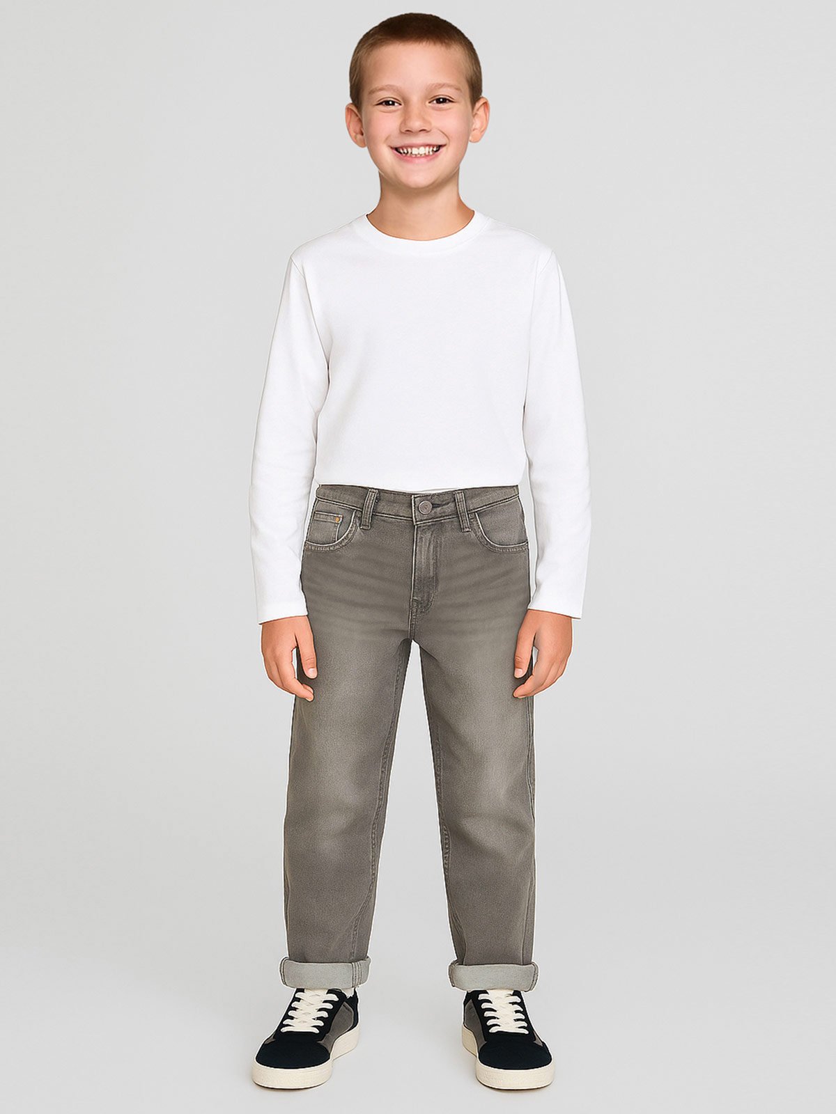 Jeans Cl Terry Hvt Ess Tt Gris 8 - Rappi