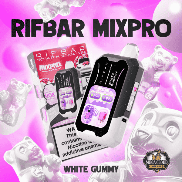 Desechable Rifbar Mixpro 40k Puffs White Gummy 45mg - Rappi