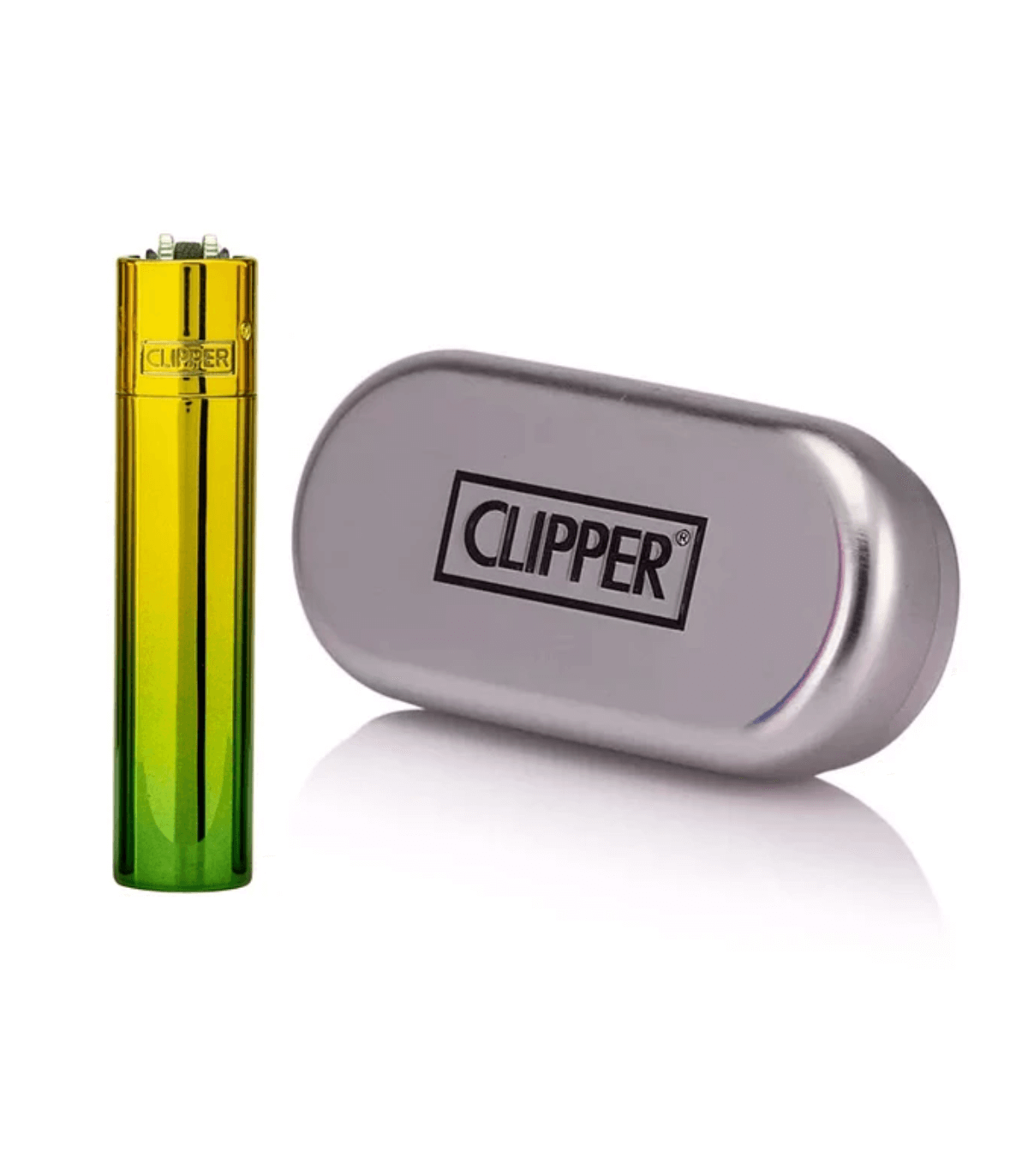 Encendedor Clipper Metálico Green Gradient - Rappi