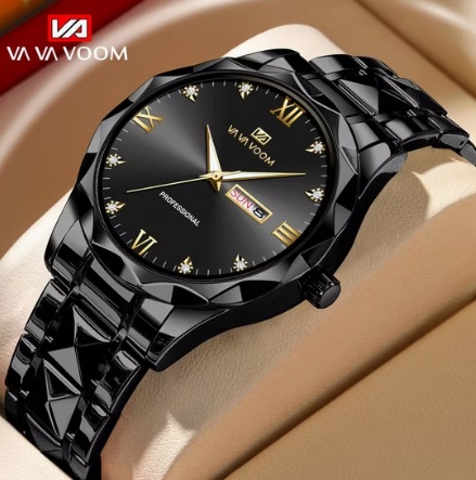 Reloj Lujo Va Va Voom 2471 Hombre Acero Inoxidable Cuarzo - Rappi
