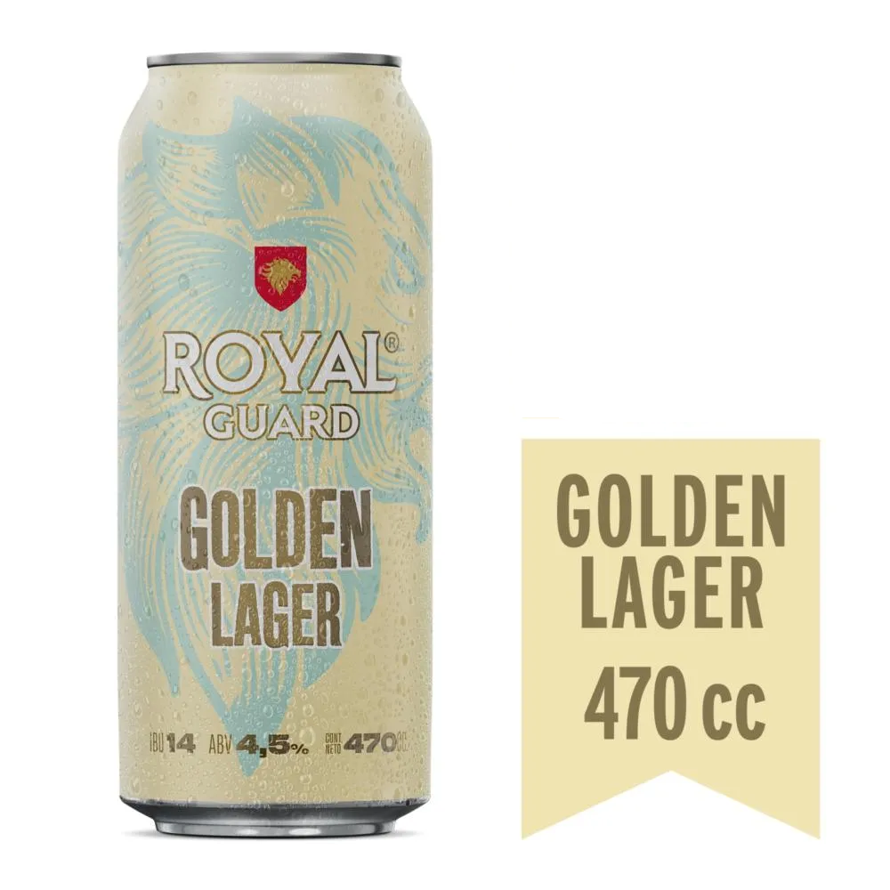 Cerveza Royal Guard Golden Lager Lata 470cc - Rappi