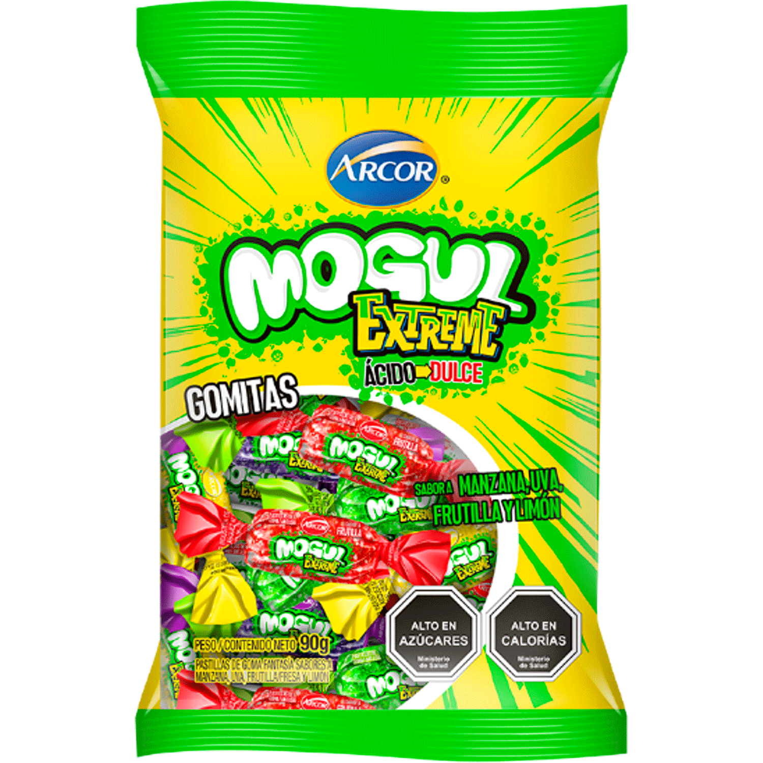 Mogul Gomitas Ácido-Dulce Califrut Extreme Sabores Surtidos - Rappi