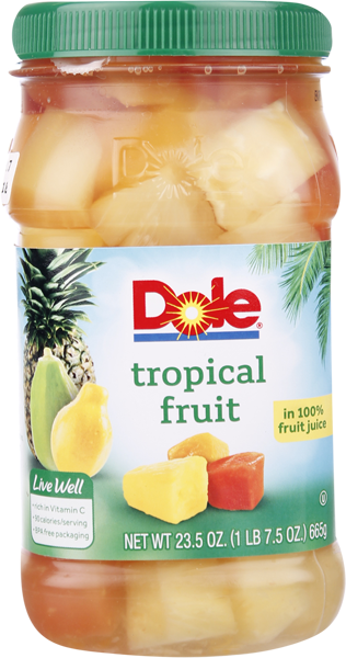 Dole Fruta Tropical Con Jugo Frasco - Rappi