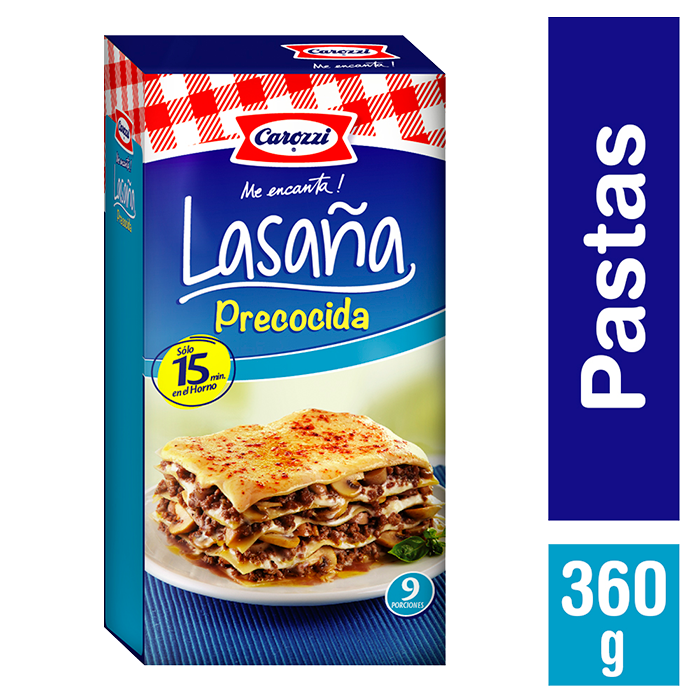 Carozzi Pasta Lasaña Precocida. - Rappi