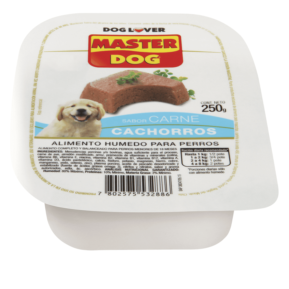 Master Dog Paté Adulto Sabor Carne Precio - Rappi