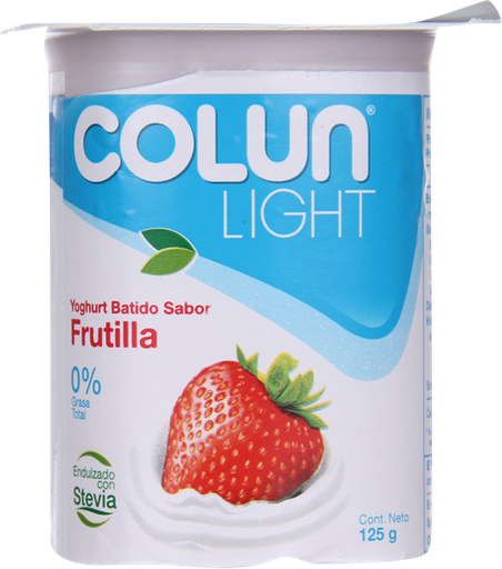 Yogurt Colun Light Frutilla 125 g con despacho a domicilio en Chile - Rappi