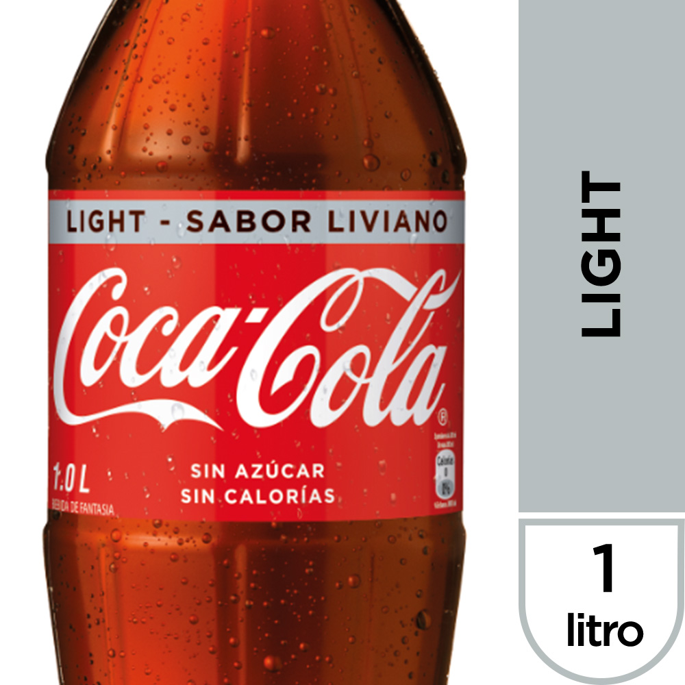 Coca-Cola Light Bebida Botella 1 L - Rappi
