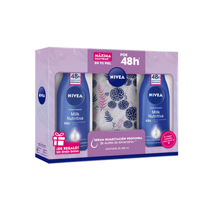 Nivea Pack Corporal Milk Nutritiva + Bolso De Regalo 2 U - Rappi