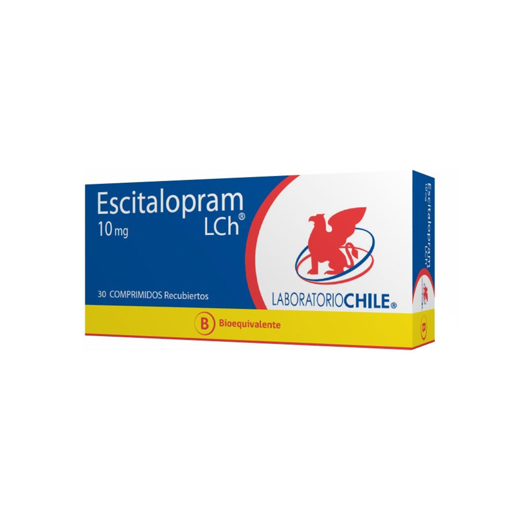 Escitalopram Laboratorio Chile (10 Mg) Comprimidos Recubiertos Precio ...