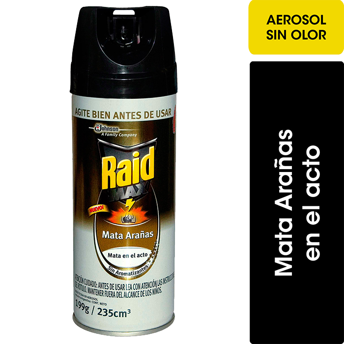 Raid Max Mata Aranas Aerosol 235C - Rappi