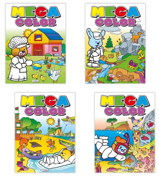 Libro Mega Colorea Licencias - Rappi