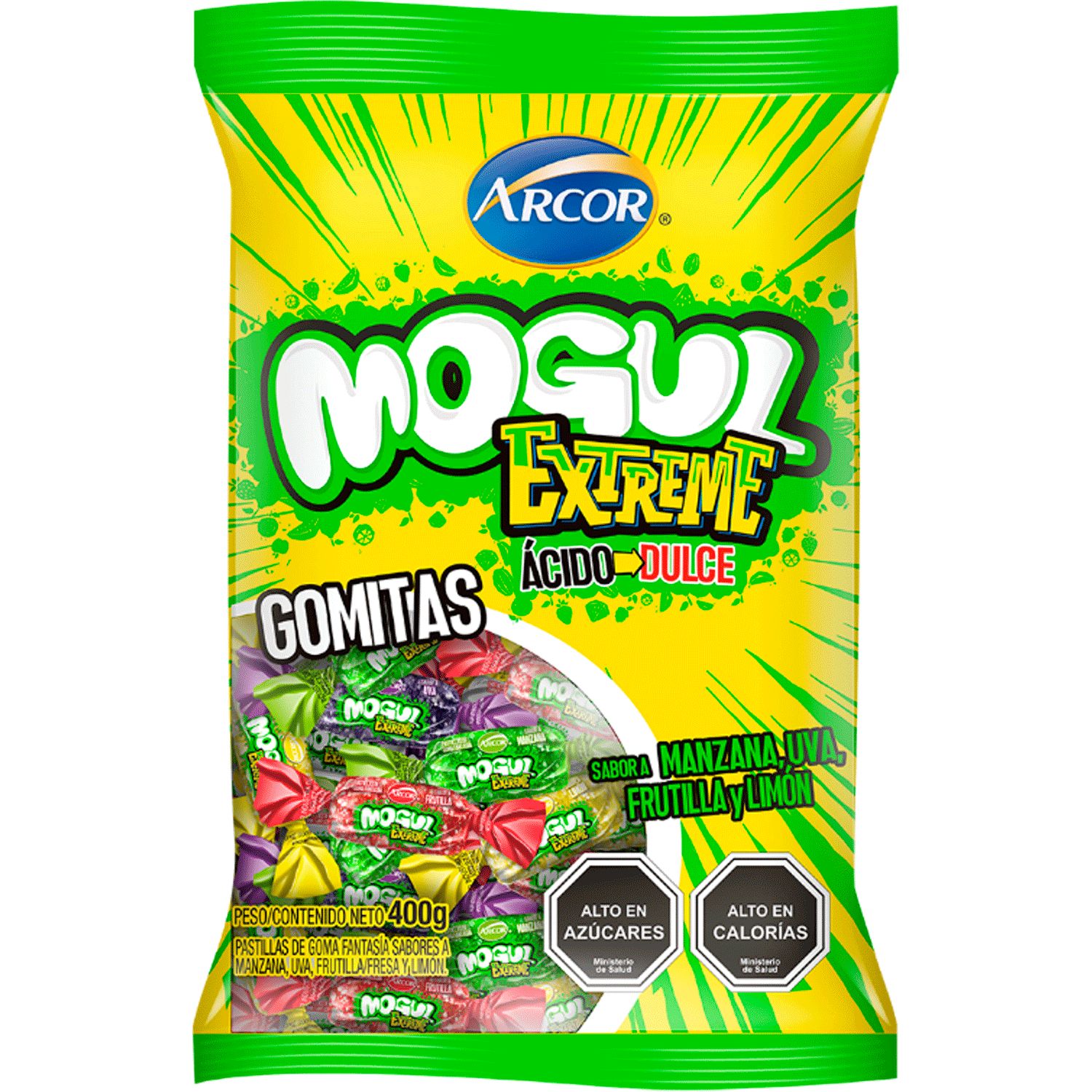 Arcor Gomitas Mogul Extreme Sabores Surtidos - Rappi