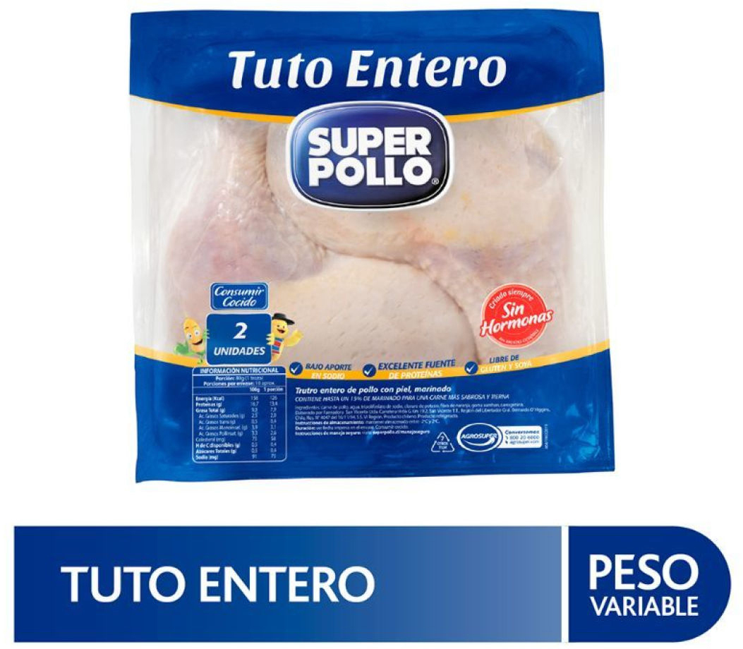 Super Pollo Tuto Entero - Rappi
