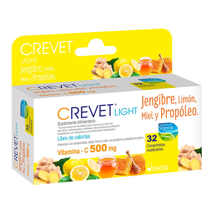 Crevet Light Vitamina C (500 mg) Suplemento Alimenticio - Rappi